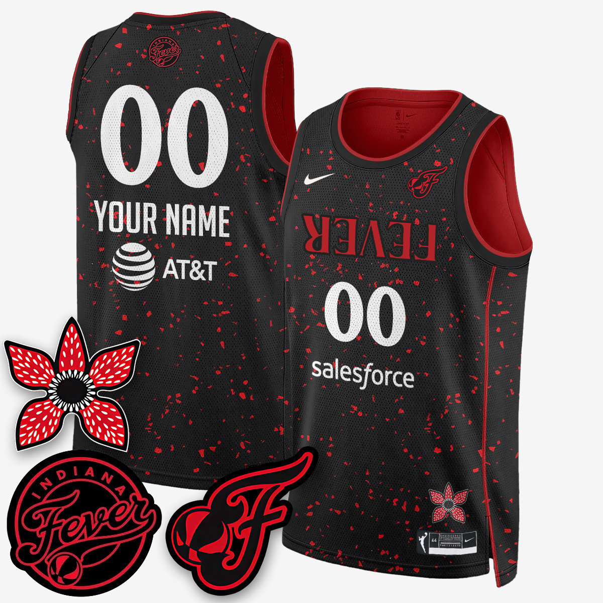 Custom Indiana Fever 'Stranger Things' Jersey - Stitched – 22.11.2020